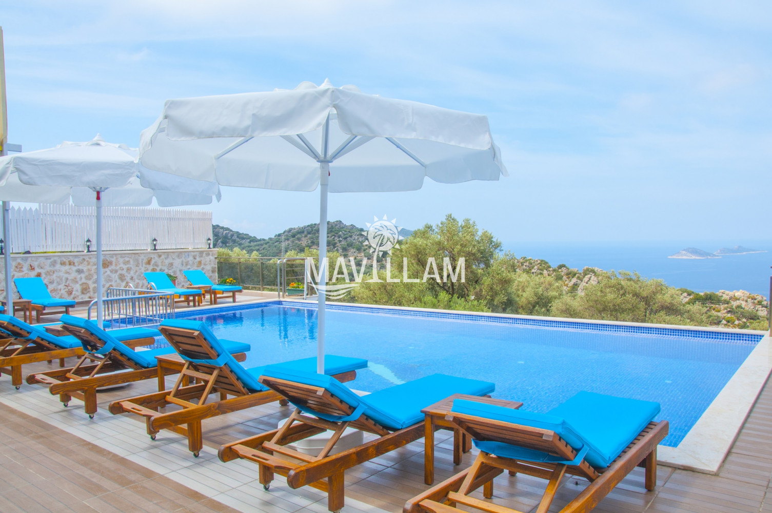 Villa Akça - Kalkan Kördere’de Denize Manzaralı ve Muhafazakar Kiralık ...